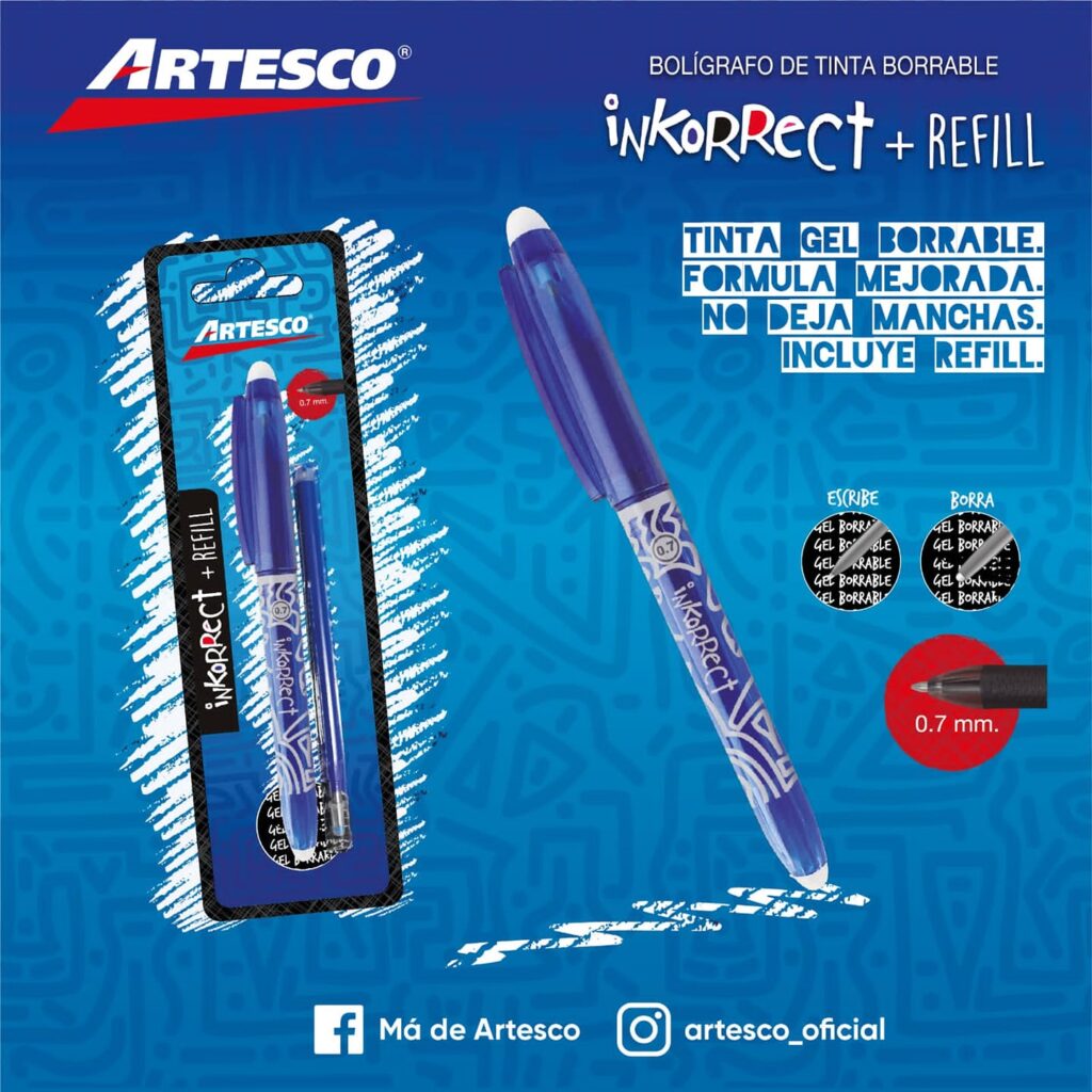 Esfero Borrable + Repuesto – PRECISE | Materiales de Arte Ecuador